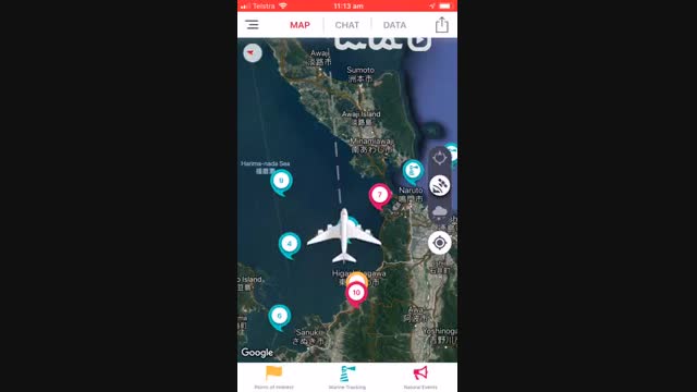 Inflighto Flight Tracker & Inflight Entertainment - نماشا